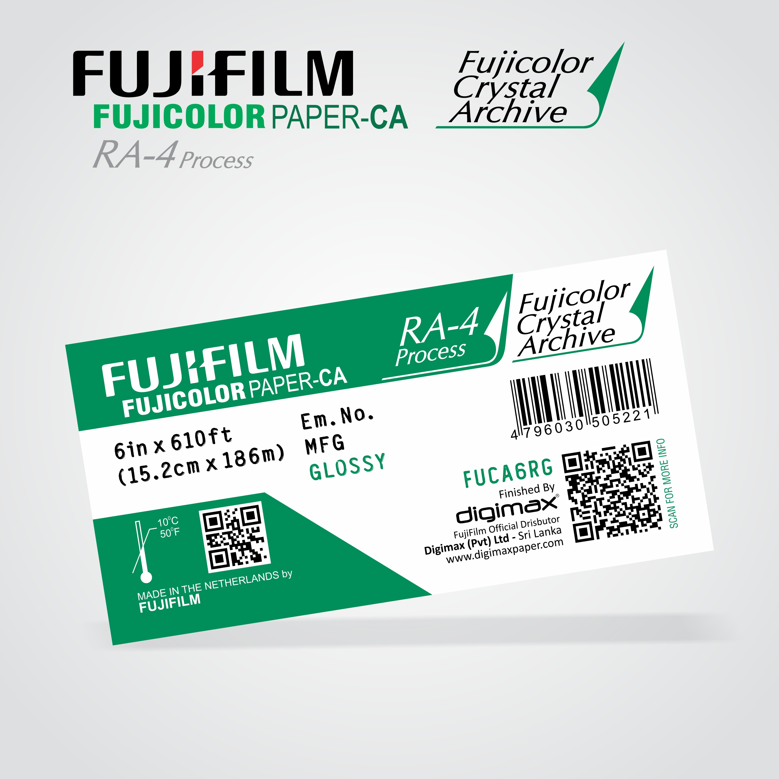 Fuji-CA-6R x 180m-Glossy – Photo and Inject Papers
