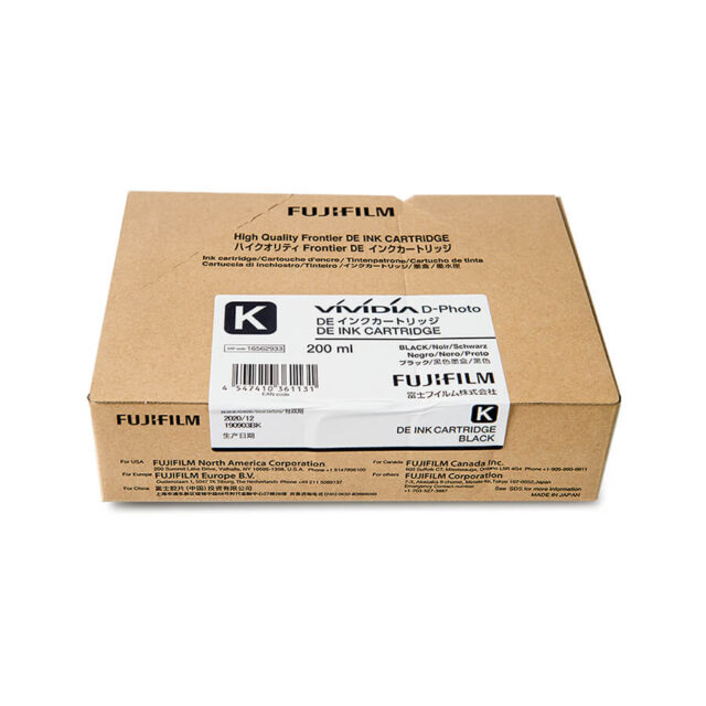 Fuji-DE-100-Ink-Cartridge-Black – Photo and Inject Papers